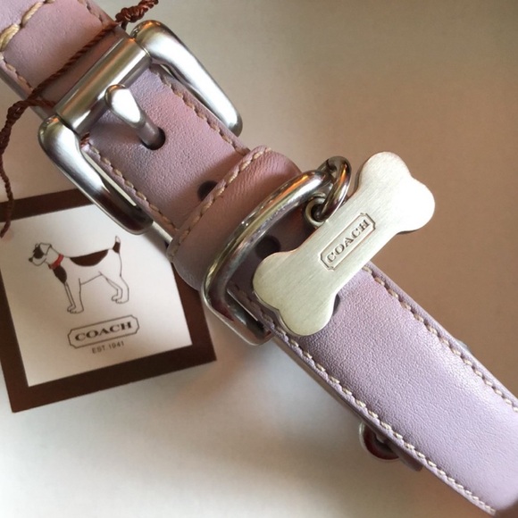 Coach | Dog | Coach Lilac Leather Dog Collar Size Xs | Poshmark